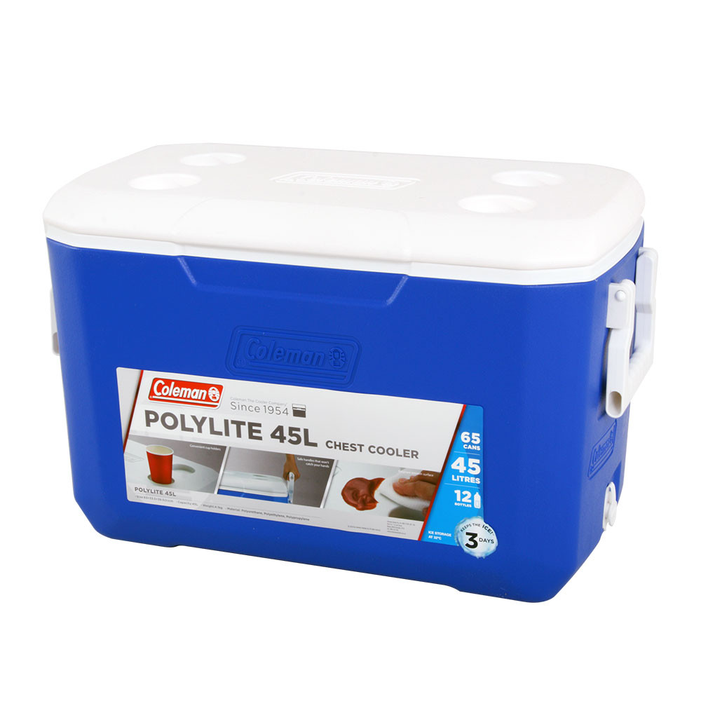 Buy Coleman Classic Chilly Bin 45L Blue online at Marine-Deals.co.nz