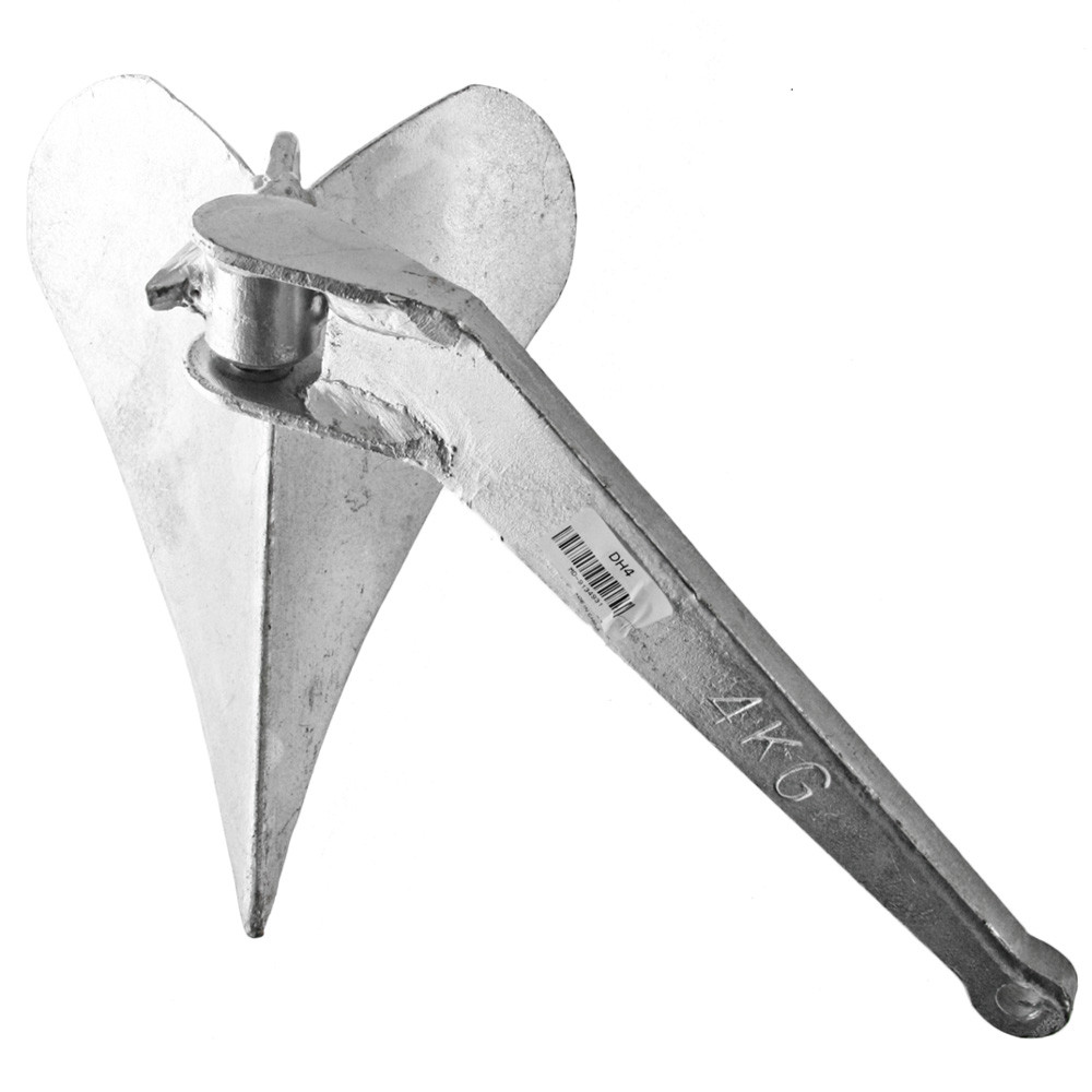 Buy Galvanised Delta Type Anchor with Hinged Arm 4kg online at Marine ...
