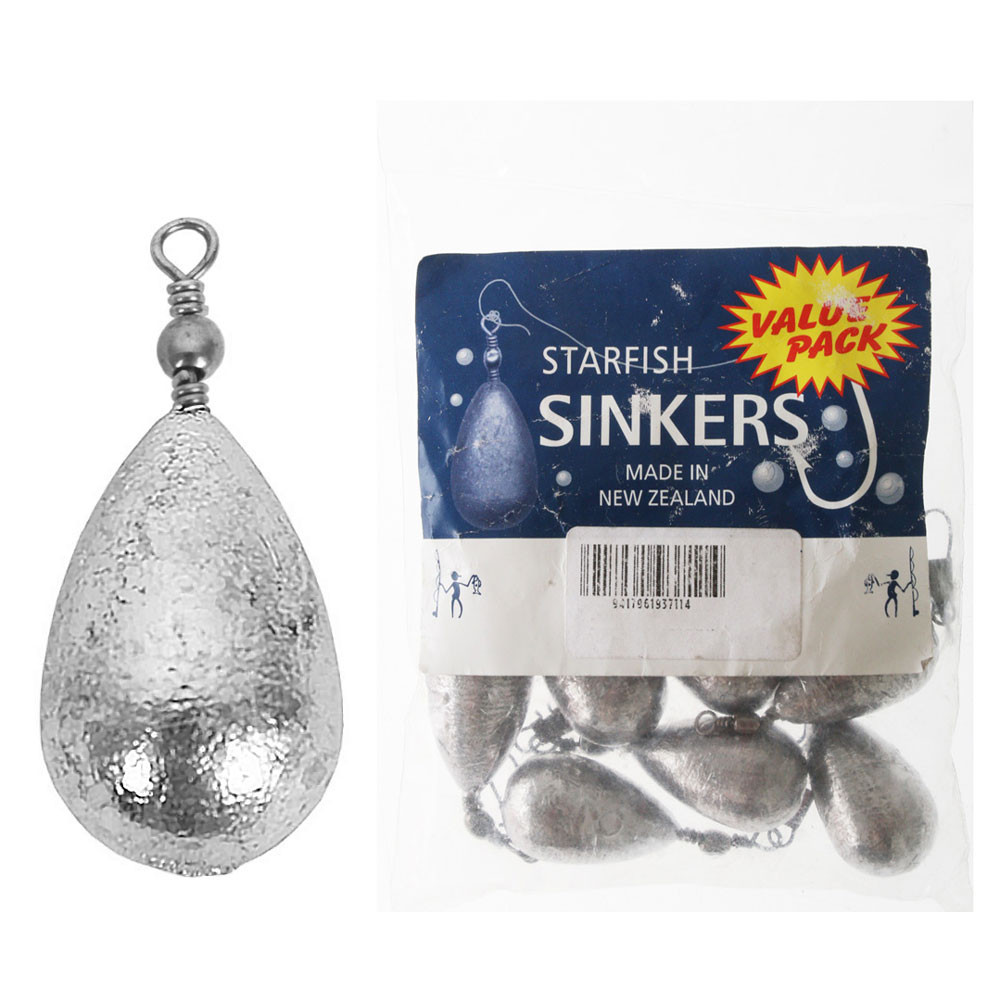 Buy Starfish Swivel Sinkers Value Pack online at Marine-Deals.co.nz