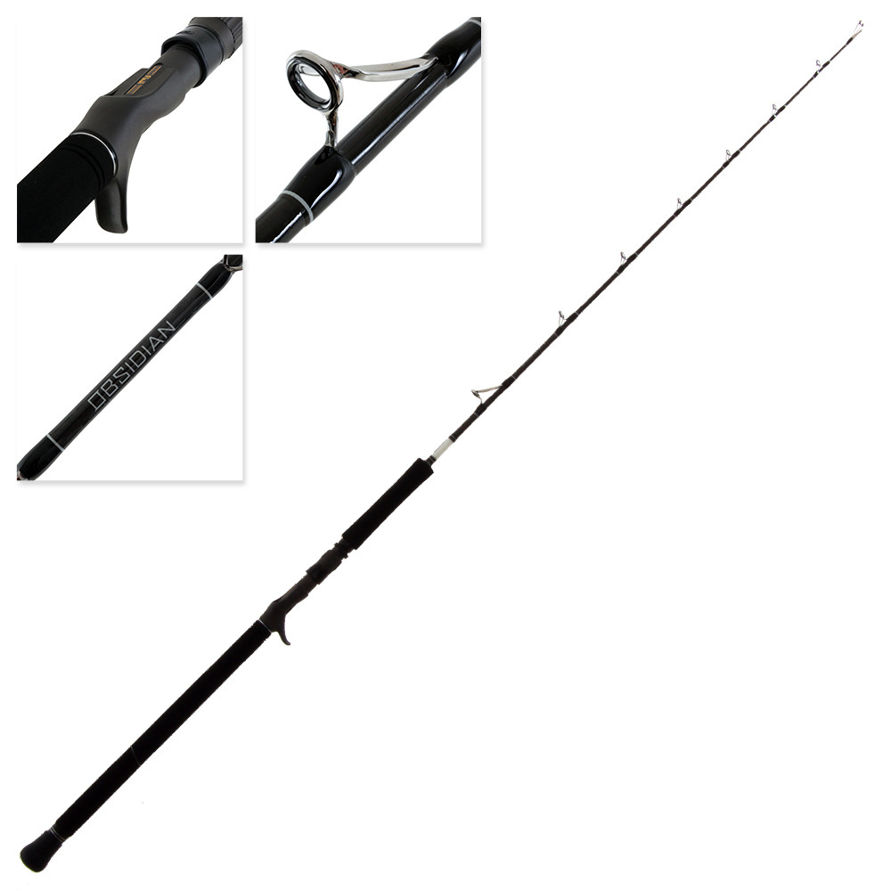 Buy Accurate Obsidian Overhead Light Jigging Rod 5ft 2in 100-250g 1pc ...