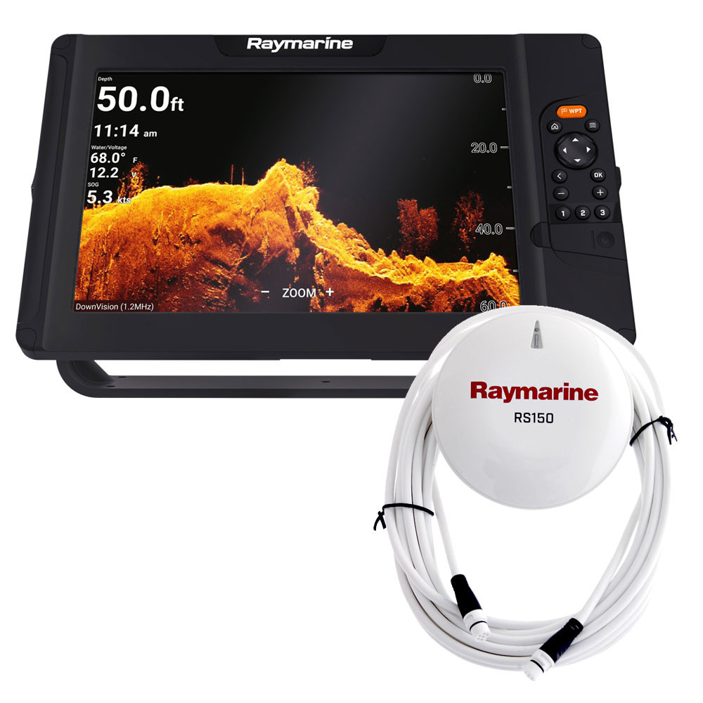 Buy Raymarine Element 12S CHIRP WiFI GPS/Fishfinder with RS150 GPS ...