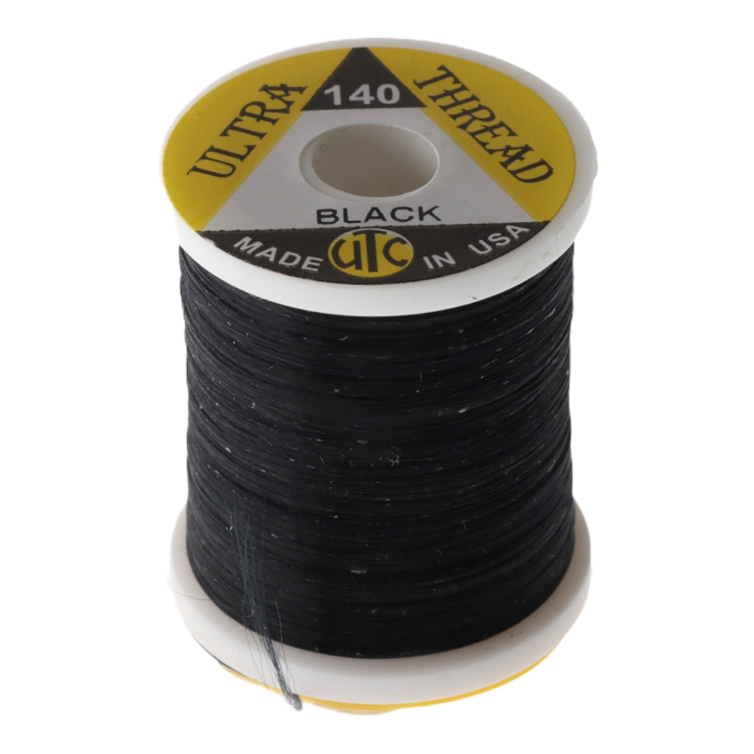 Wapsi UTC Ultra Thread 140 Black - Thread - Fly Tying Supplies - Fishing
