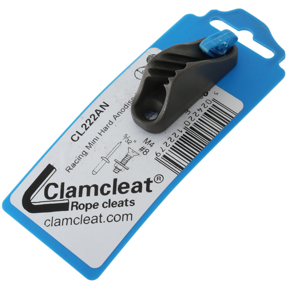 Buy Clamcleat CL222AN Hard Anodised Racing Mini Cleat online at Marine ...