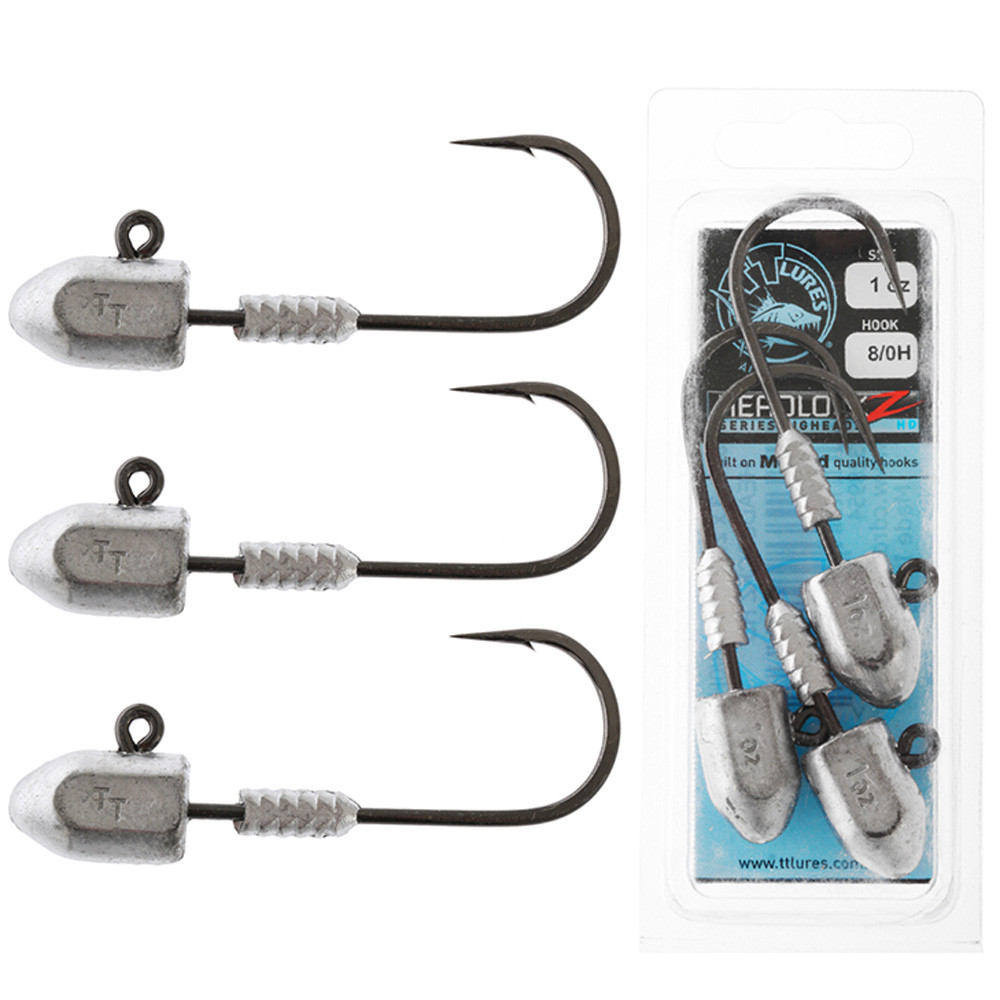 Buy TT Lures HeadlockZ HD Jig Heads 8/0 1oz Qty 3 online at Marine ...