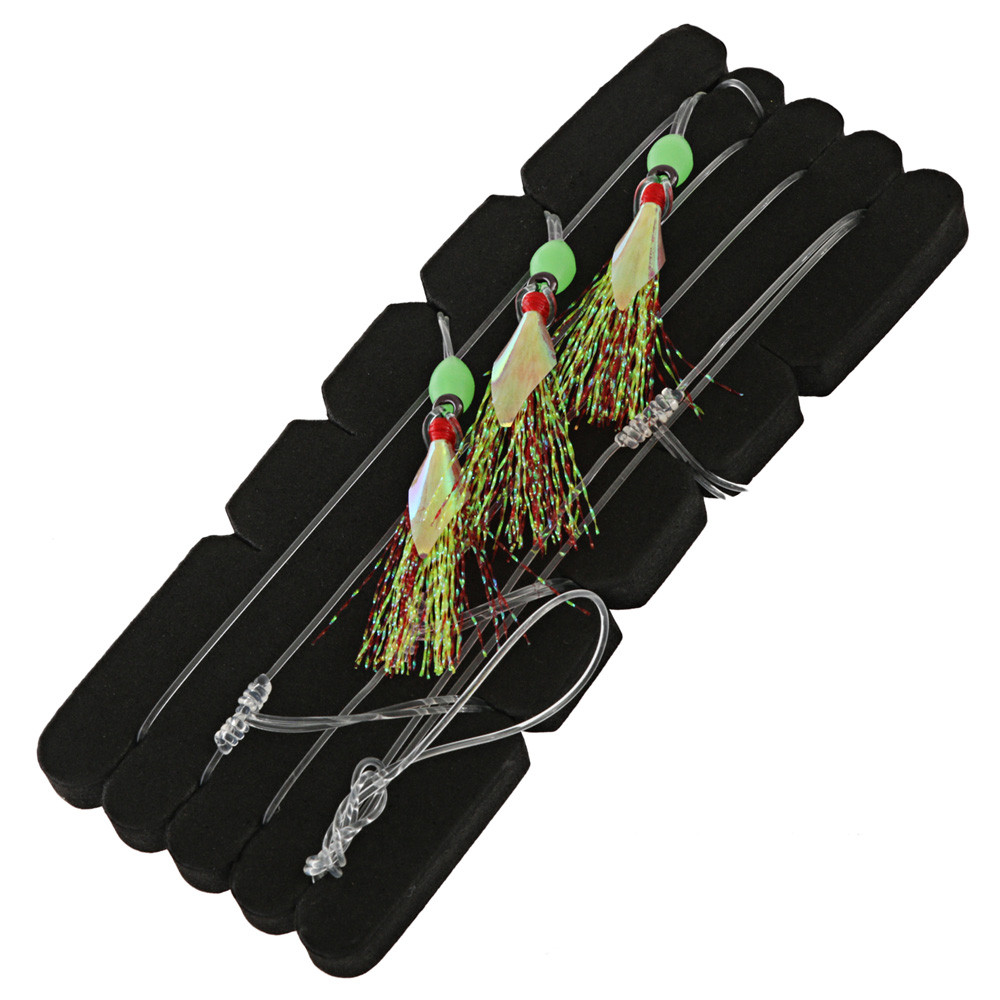 Buy Bite Tarakihi Teaser HD Flasher Rig 3H 3/0 online at Marine-Deals.co.nz