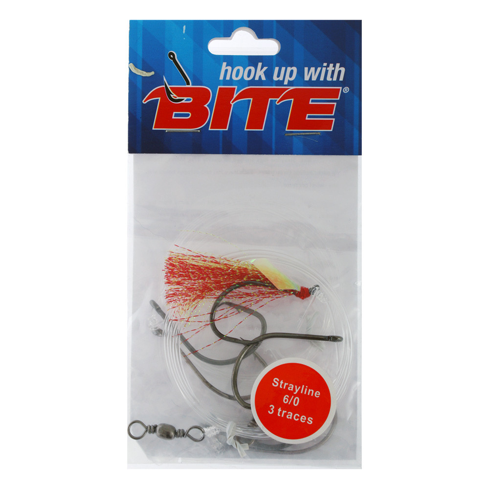 Buy Bite 3-Trace Strayline Rig 6/0 online at Marine-Deals.co.nz