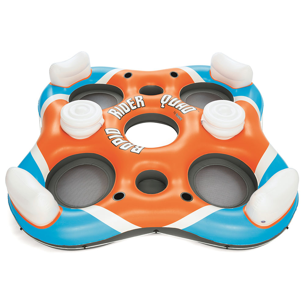 Buy Bestway CoolerZ Rapid Rider Quad Inflatable 4-Person Island Tube ...