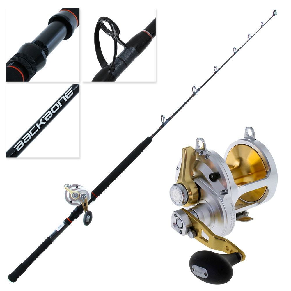 Buy Shimano Talica 20 Backbone Roller Tip 2-Speed Game Combo 5ft 7in ...