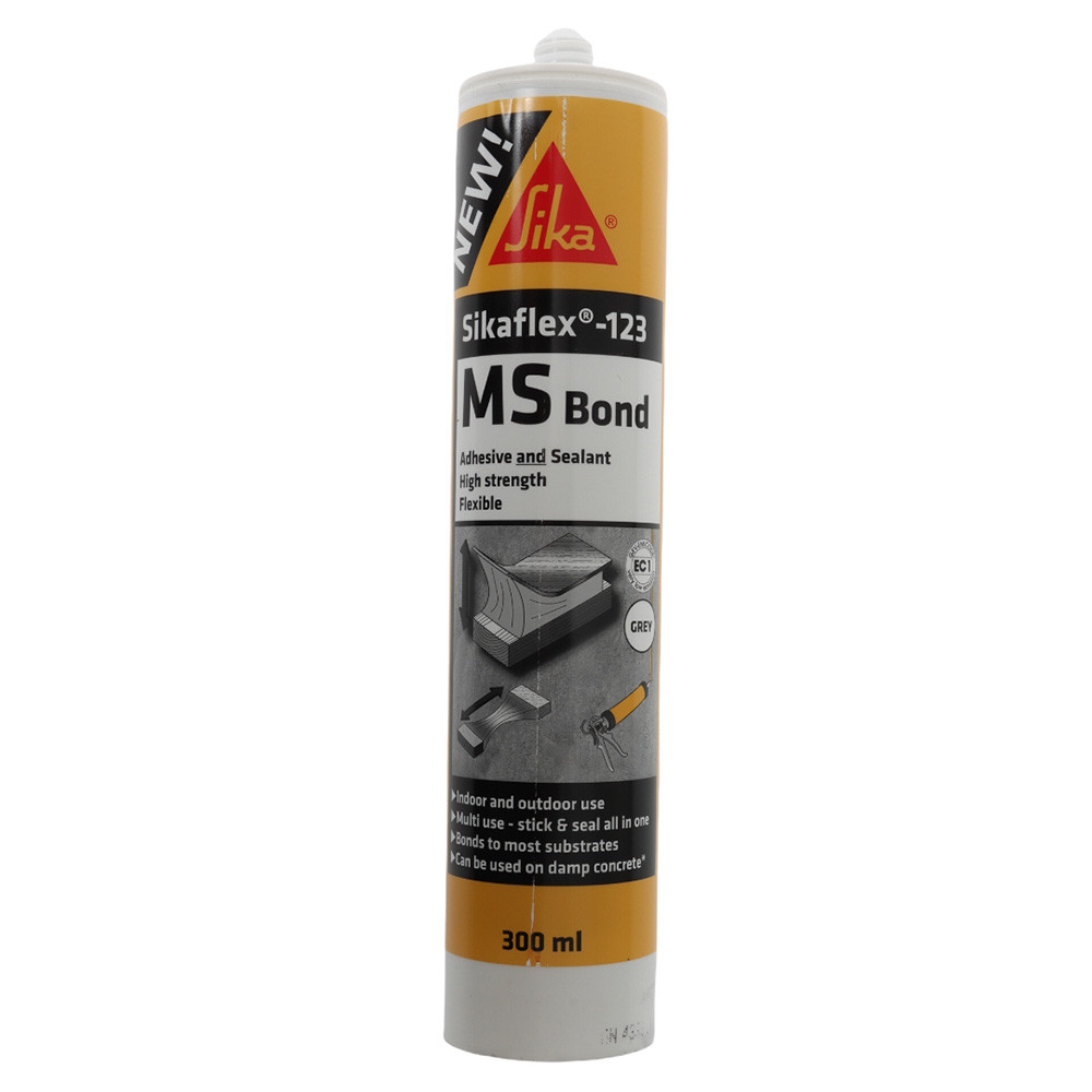 Buy Sikaflex-123 MS Bond Adhesive and Sealant 300ml Grey online at ...