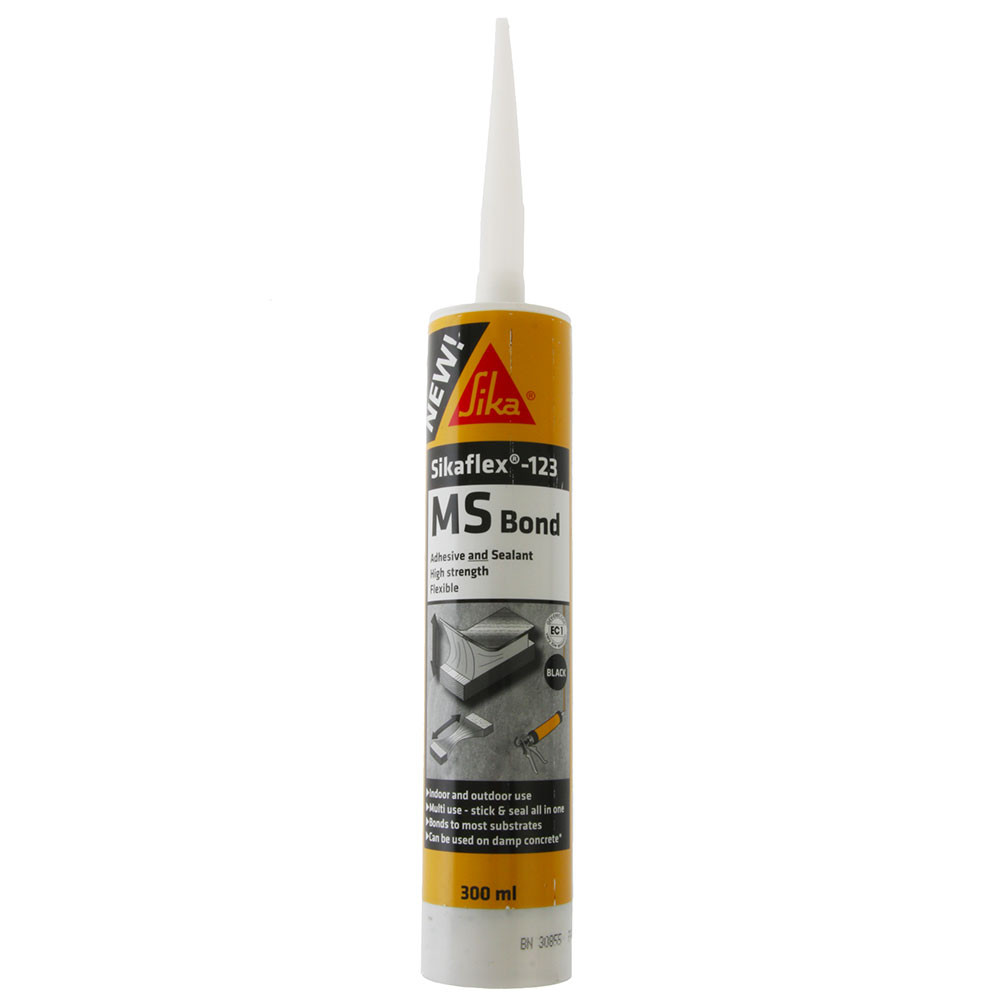 Buy Sikaflex-123 MS Bond Adhesive and Sealant 300ml Black online at ...