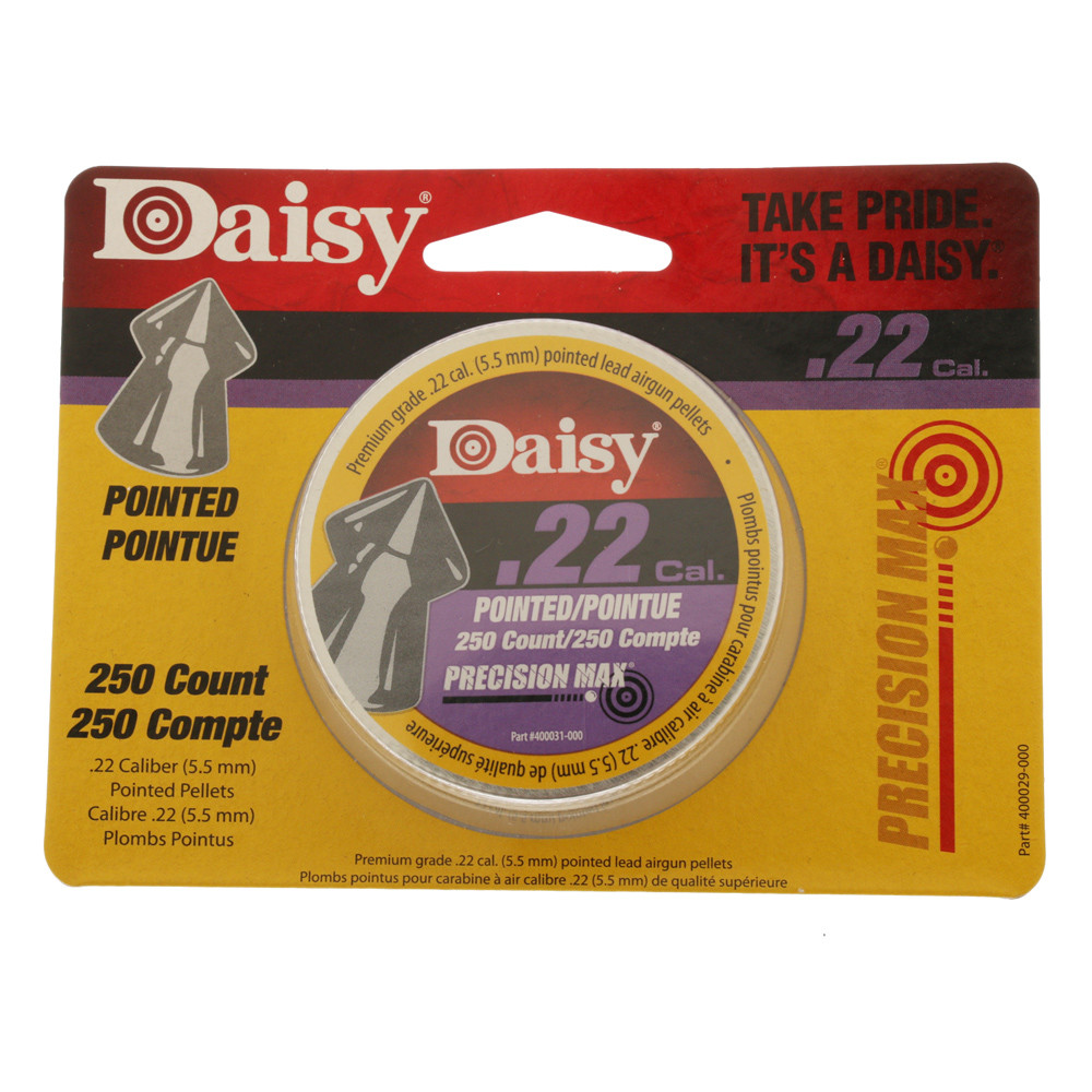 Buy Daisy .22 Calibre Pointed Pellets 250 Count online at Marine-Deals ...