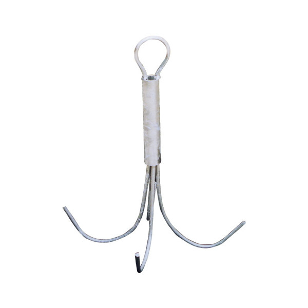 Buy BLA Galvanised Folding 4 Prong Reef Anchor 8mm online at Marine ...