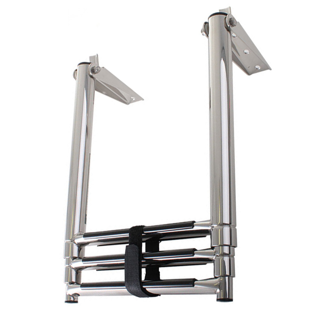 Buy Folding Telescopic 3-Step Boat Boarding Ladder 88cm online at ...