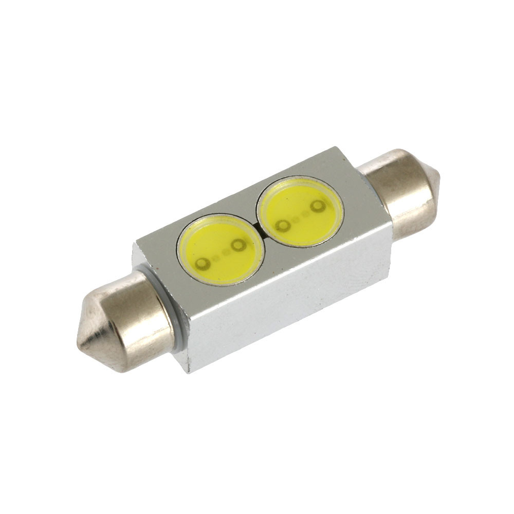 Buy High Powered LED Festoon Bulb 41mm Cool White 2 x 1 Watt online at ...