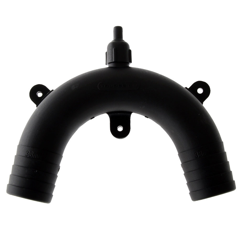 TruDesign Vented Loop 38mm Black - Plumbing - Boating