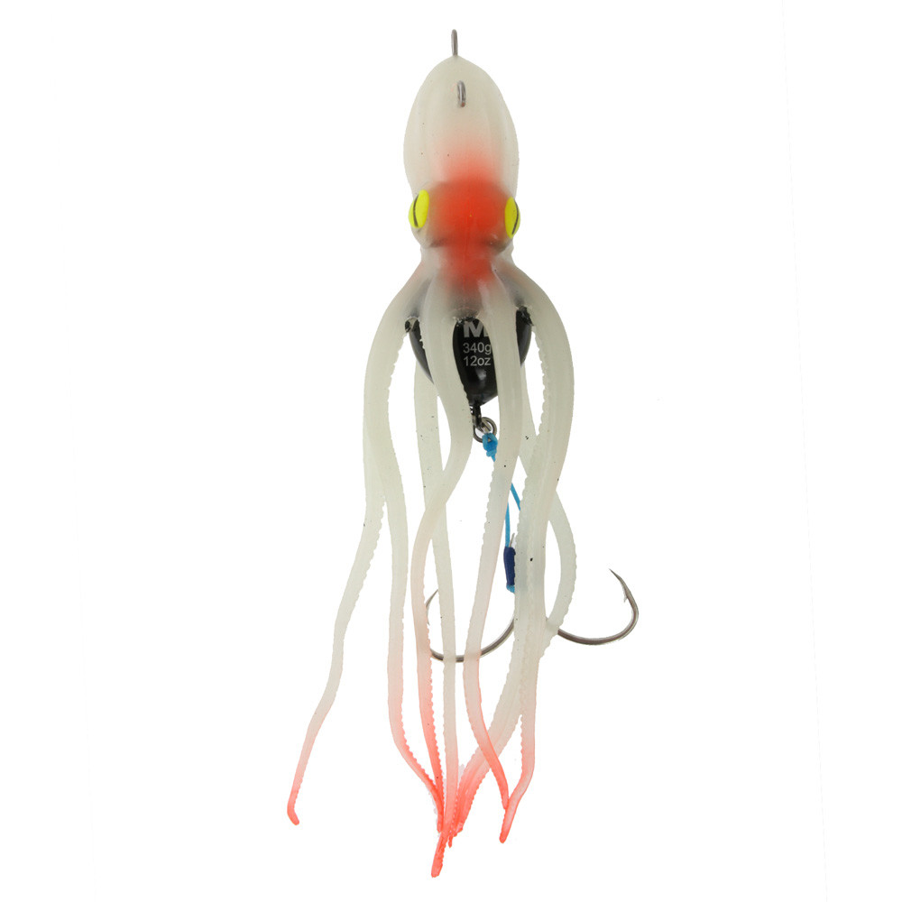 Buy Mustad InkVader Octopus Soft Jig 340g Glow online at Marine-Deals.co.nz