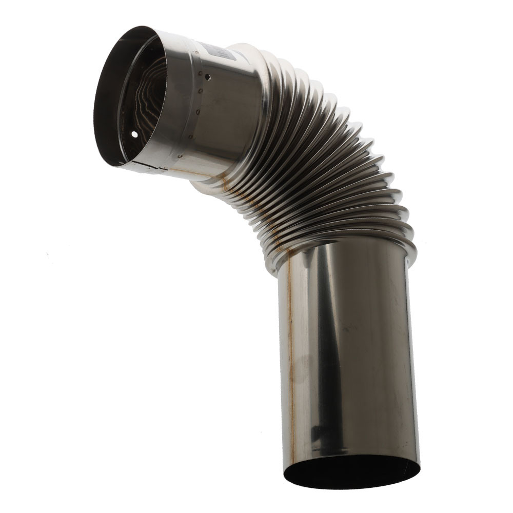 Buy Challenger 100mm 90 Degree Elbow Flue Kit with Extension for 5L/6L ...