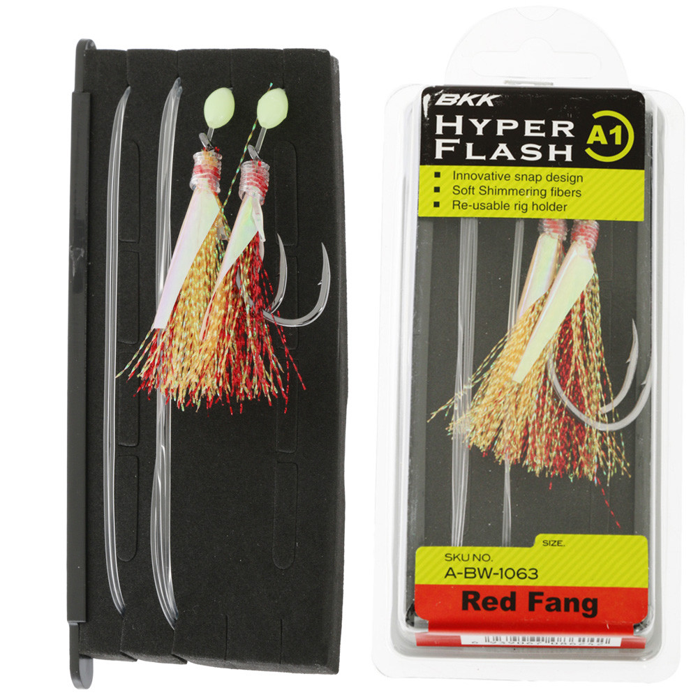 Buy BKK Hyper Flash Flasher Rig A1 Red Fang online at Marine-Deals.co.nz
