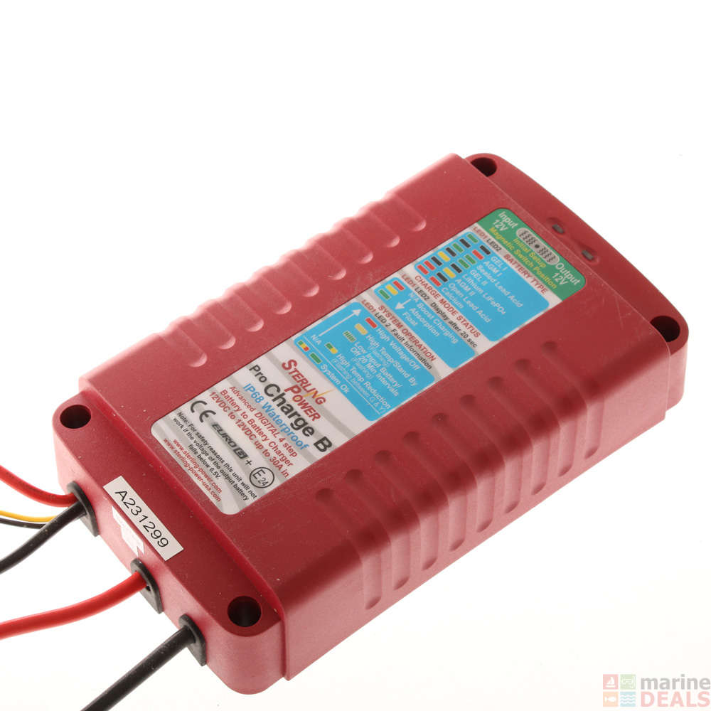 Buy Sterling Pro Charge B Waterproof Battery To Battery Charger 12v 12v