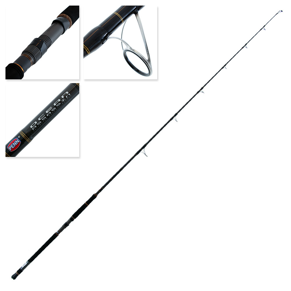 Buy PENN Ocean Assassin 802XXH Spinning Popper Rod 8ft PE10 2pc online ...