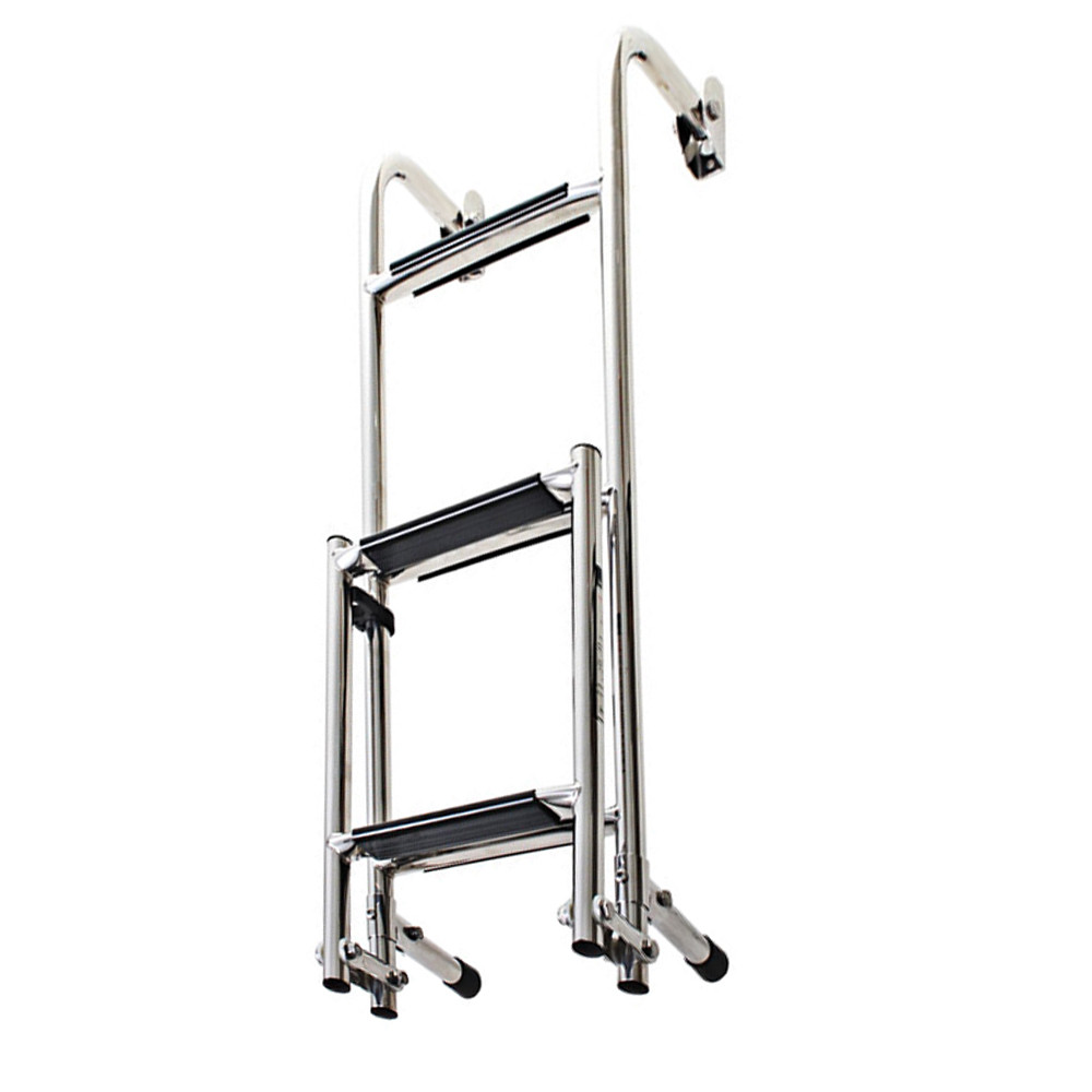 Buy Stainless Steel Boarding Ladder 3+2 Steps online at Marine-Deals.co.nz