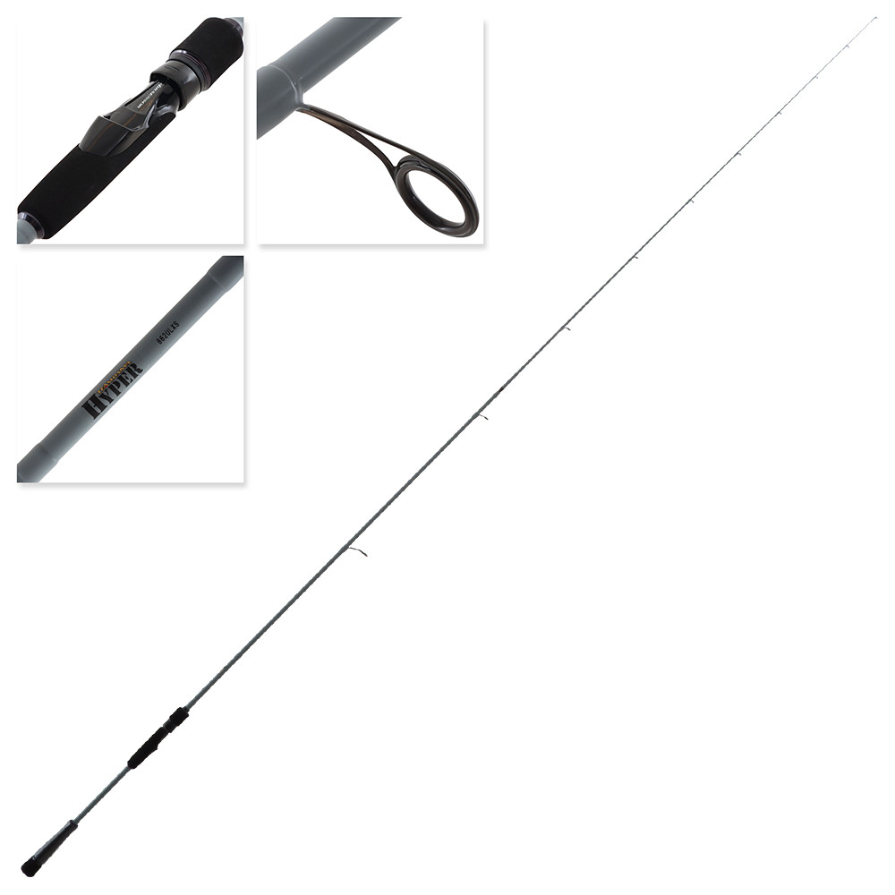Buy Daiwa TD Hyper 862ULXS Canal/Softbait Spinning Rod 8ft 6in 2-5kg ...