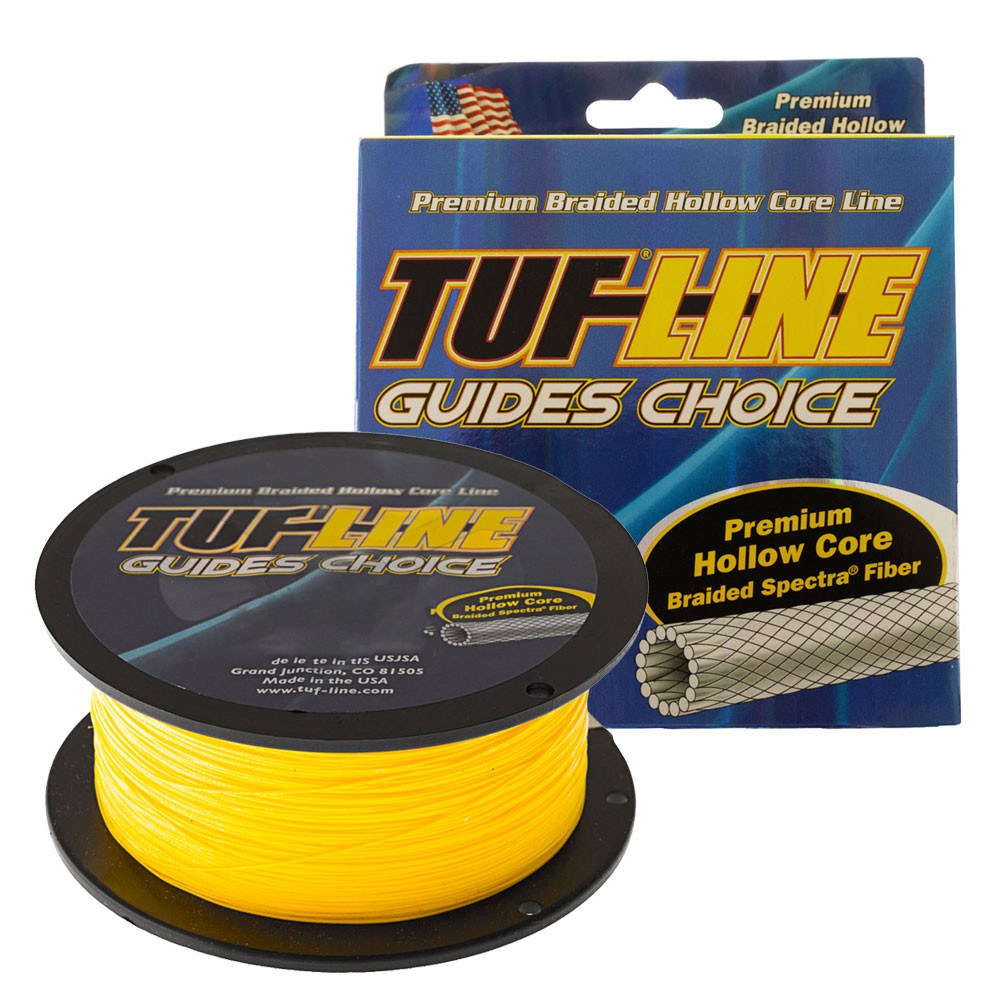 Buy TUF-Line Guides Choice Hollow Core Braid 274m 200lb Yellow online ...