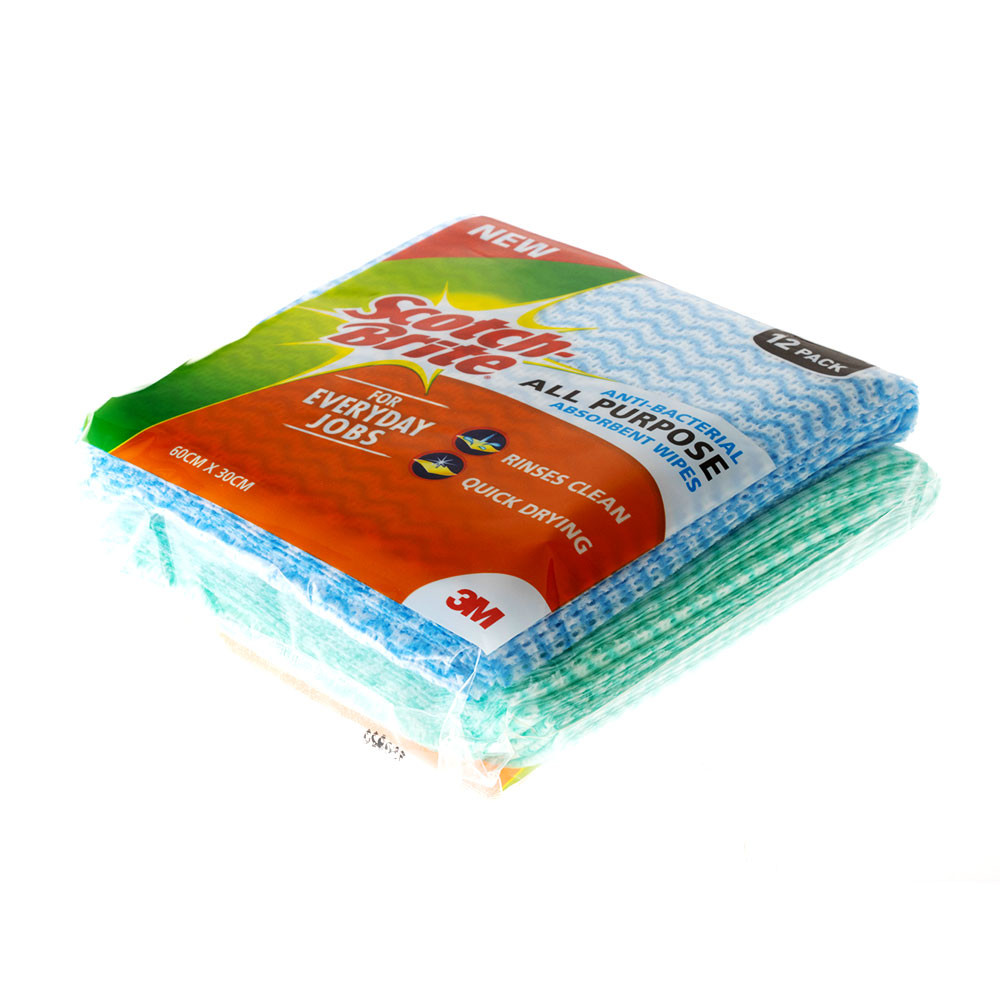 Buy Scotch-Brite All-Purpose Antibacterial Wipes 12 Pack online at ...