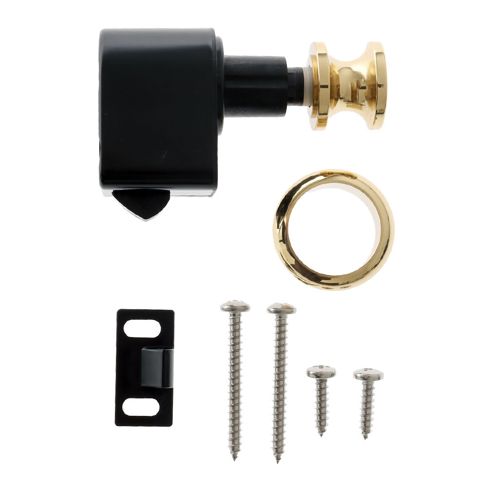 Buy Seaworld Latch Push Button Round Brass Self Latch online at Marine ...