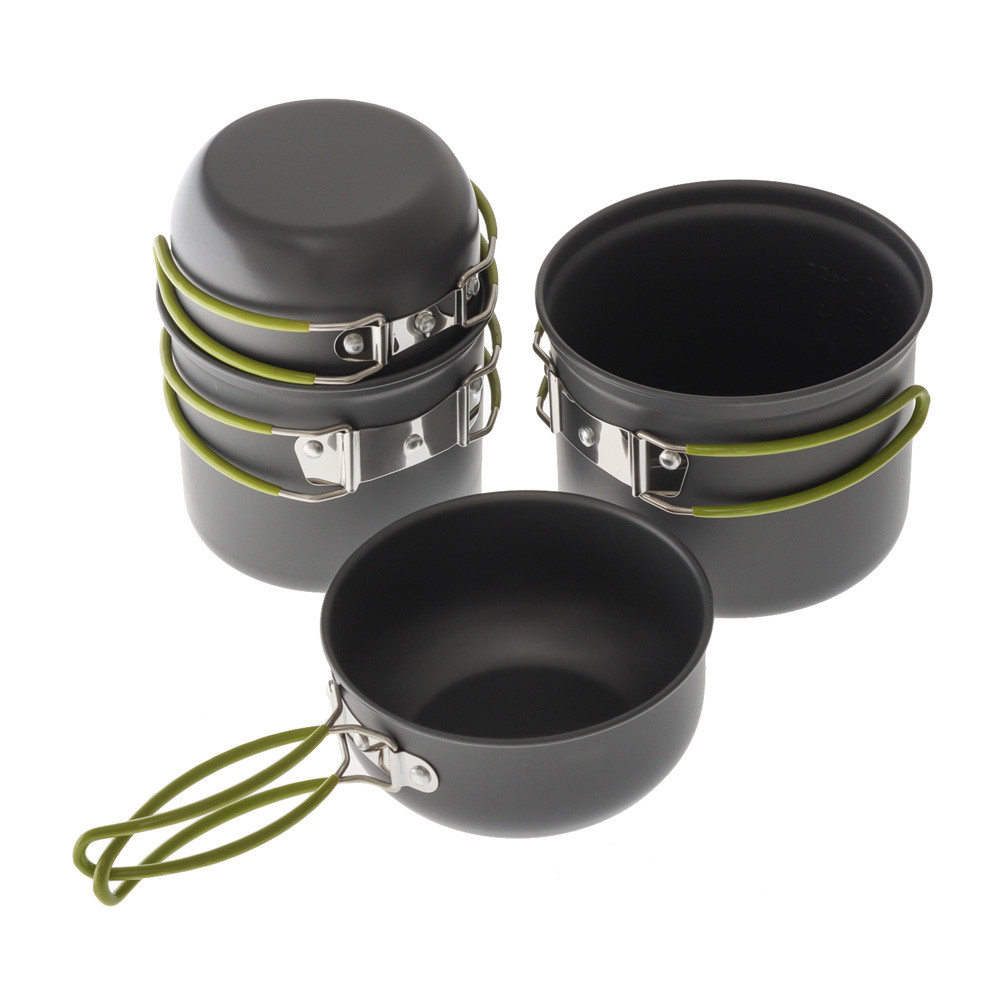 Buy Domex Anodised 4-Piece Billy Pot Set online at Marine-Deals.co.nz