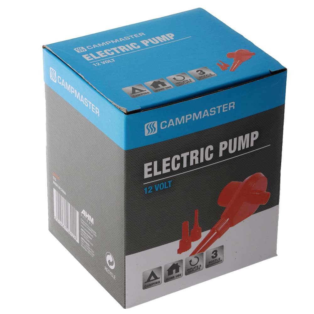 Buy Campmaster Electric Air Pump 12v online at Marine-Deals.co.nz