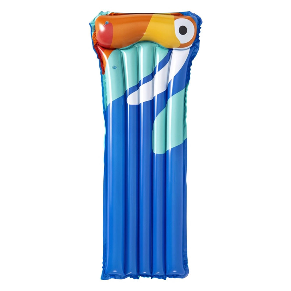 Buy Bestway Tropical Bird Inflatable Lilo Pool Float Blue 1.83m x 76cm ...