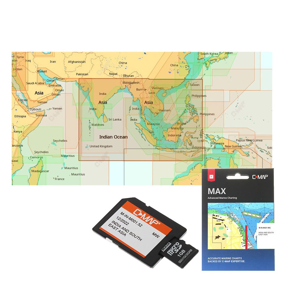 Buy C-MAP Max IN-M001 Chart India and South East Asia online at Marine ...