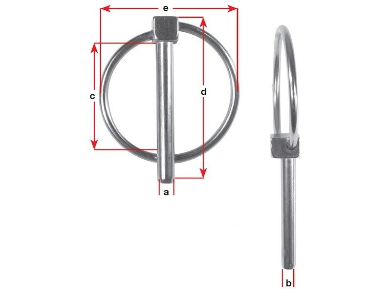 Buy Stainless Steel Lynch Pins 4.5mm Qty 10 online at Marine-Deals.co.nz