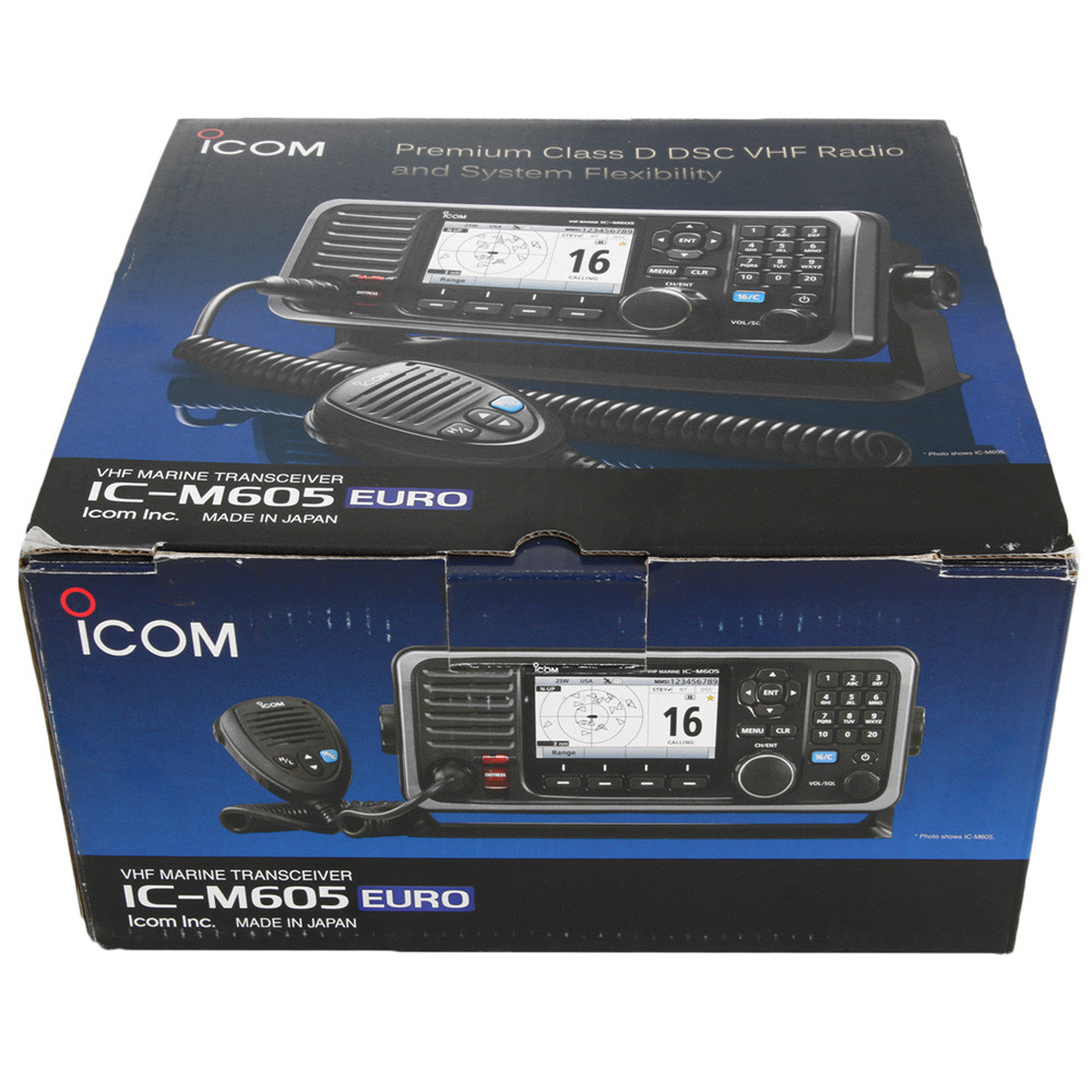 Buy Icom IC-M605 Fixed Mount Marine VHF Radio online at Marine-Deals.co.nz
