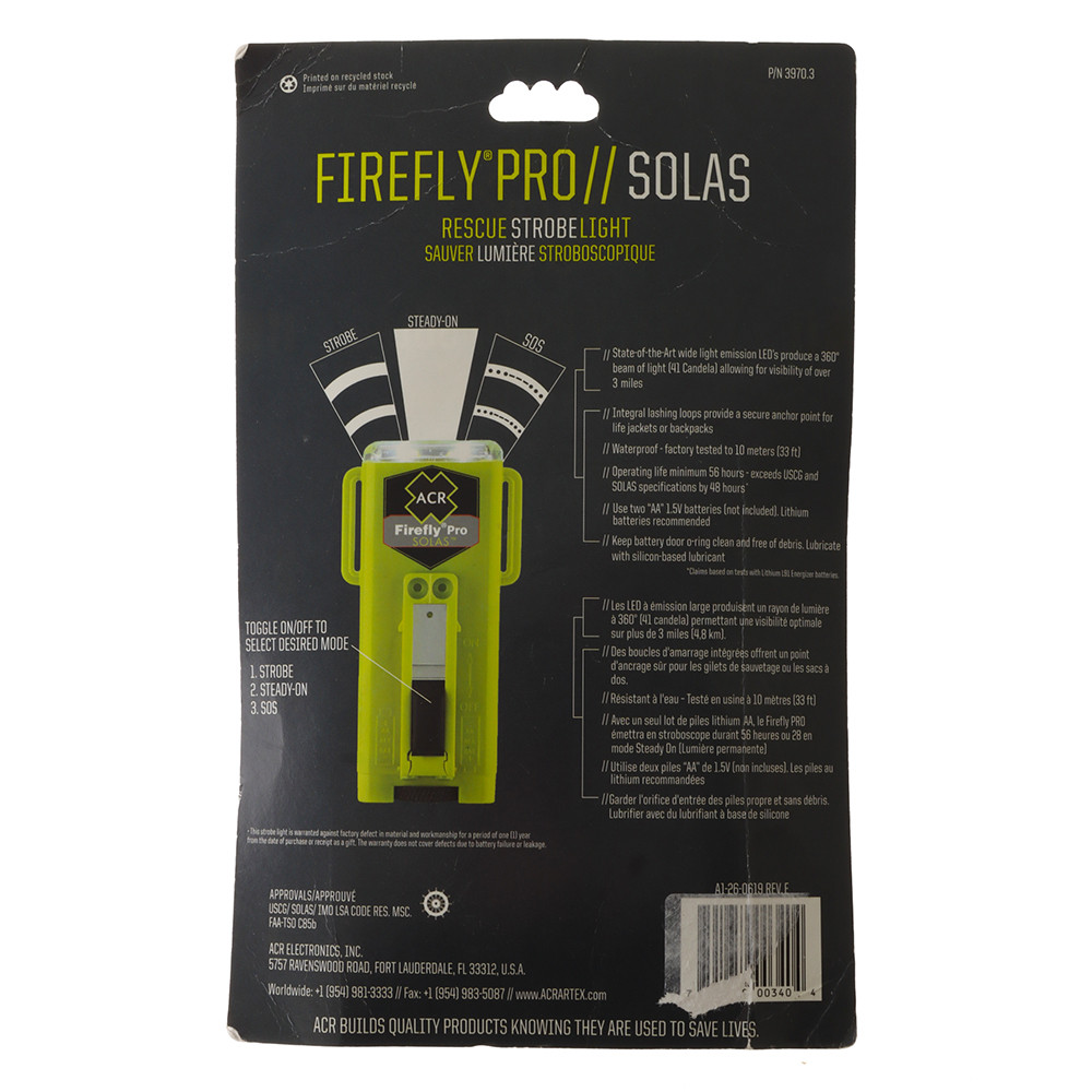 Buy ACR Firefly PRO LED Emergency Distress Strobe Light online at ...