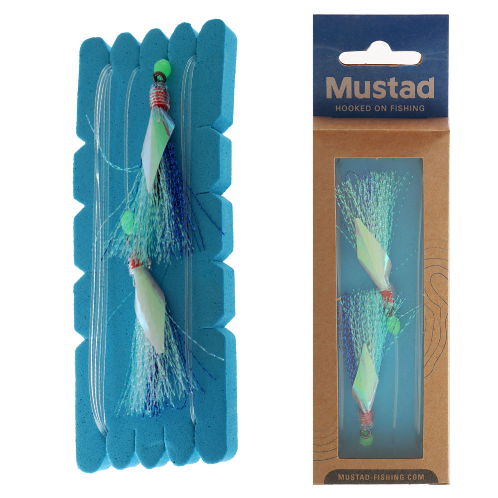 Buy MUSTAD NZR04 PENETRATOR FLASH RIG BLU SIL 6/0 online at Marine ...