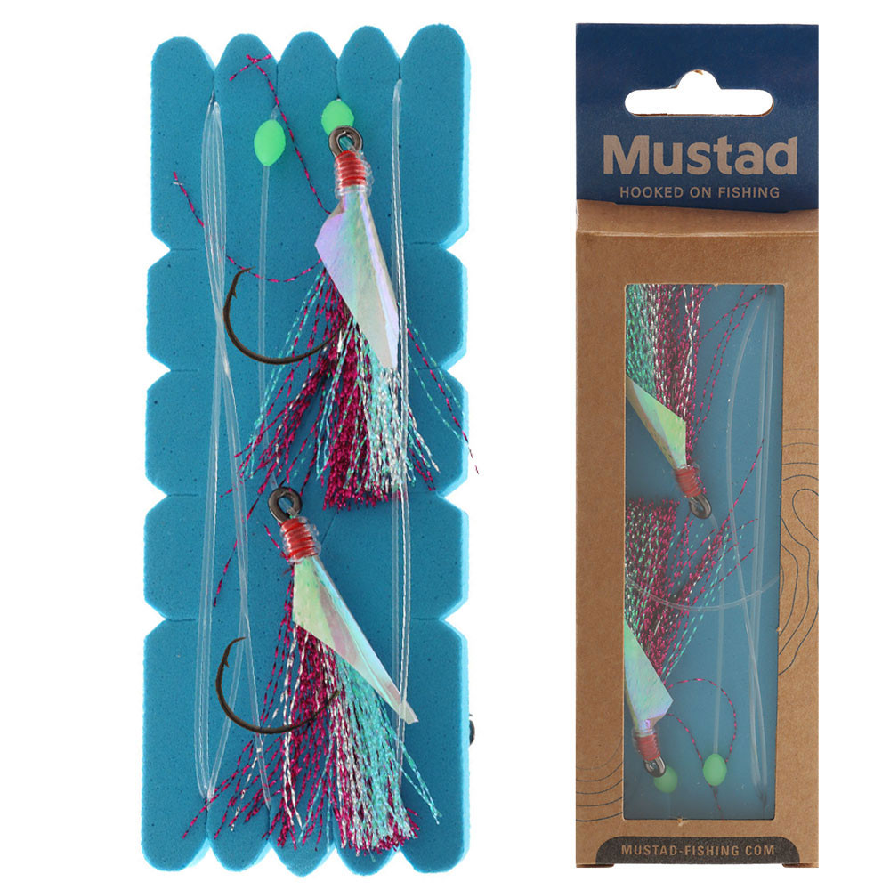Buy Mustad UltraPoint Demon Circle Hook Flasher Rig Green Pink online ...