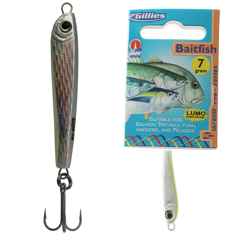 Buy Gillies Baitfish Saltwater Metal Lure 7g Silver online at Marine ...