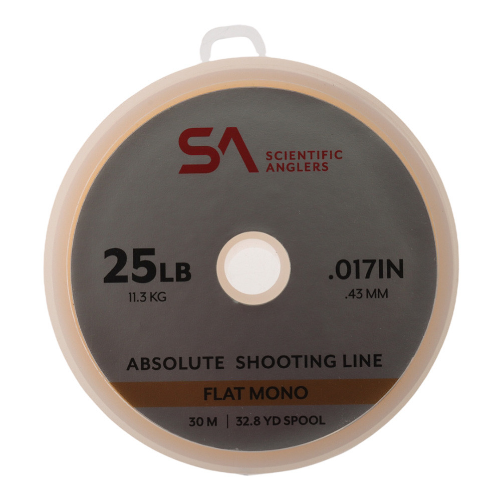 Buy Scientific Anglers Absolute Flat Mono Shooting Line 25lb 30m online ...