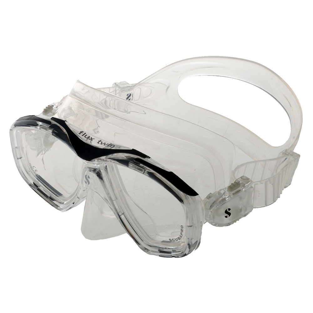 Buy Scubapro Flux Twin Lens Dive Mask Clear/Clear online at Marine ...