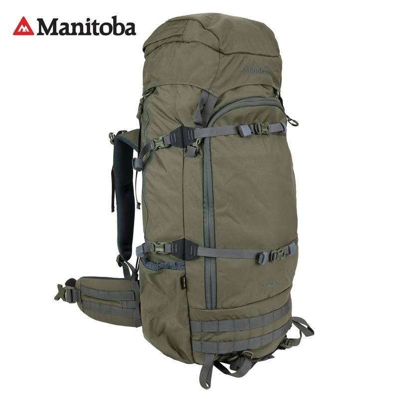 Manitoba Clothing Expedition Pack with Rifle Scabbard 85L Olive ...