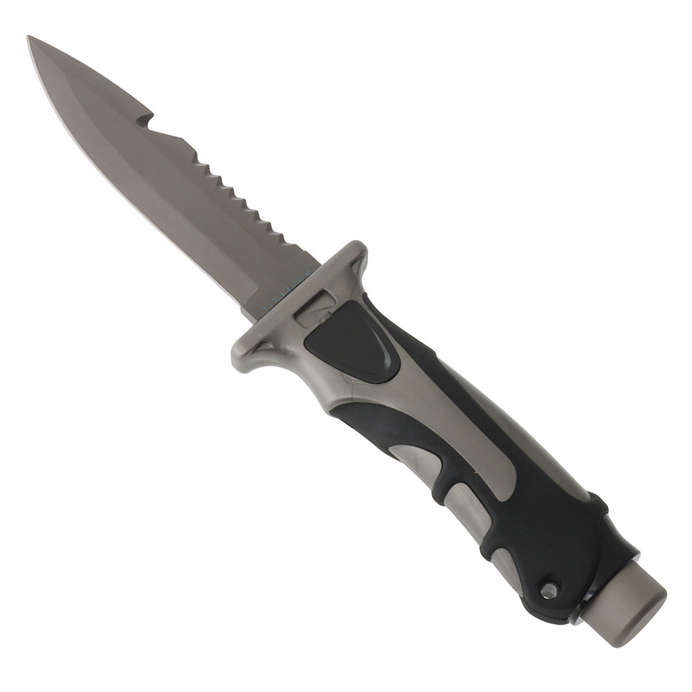 Buy Aropec Titanium Dive Knife 24cm Black online at Marine-Deals.co.nz