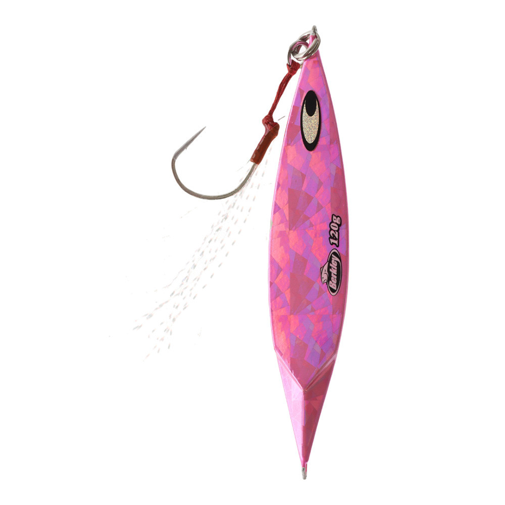 Berkley Skid Slow Pitch Jig 80g Zebra Pink - Slow Pitch / Micro Jigs - Jigs & Lures - Fishing