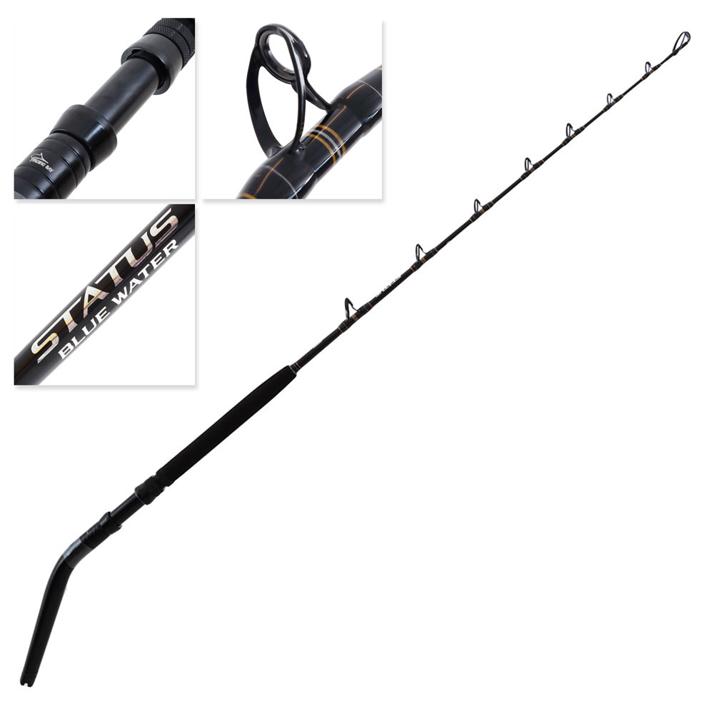 Buy Shimano Status Blue Water Bent Butt Deep Drop Game Rod 5ft 6in 50 ...