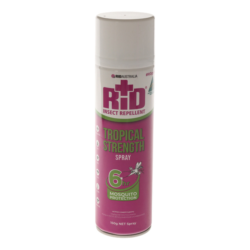 Buy RID Tropical Strength Insect Repellent Antiseptic Aerosol Spray ...