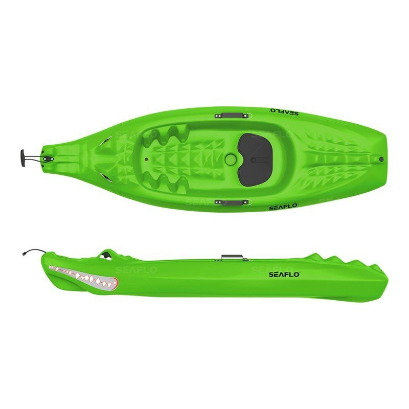 Seaflo Crocodile Kids Kayak 6ft 7in Green - Sit on Top Kayaks - Kayaks ...