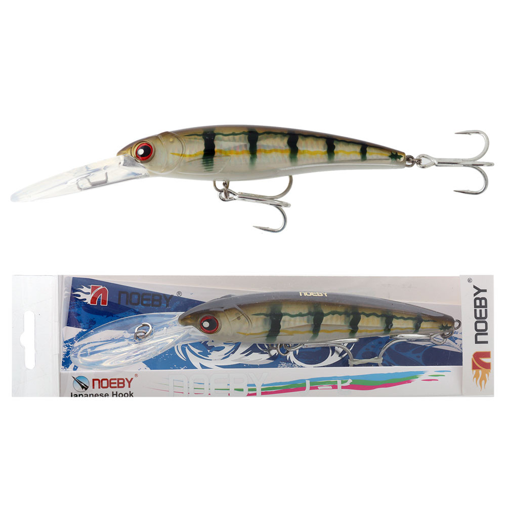 Buy NOEBY NBL Trolling Minnow Lure 160mm Black Stripe Mullet online at ...