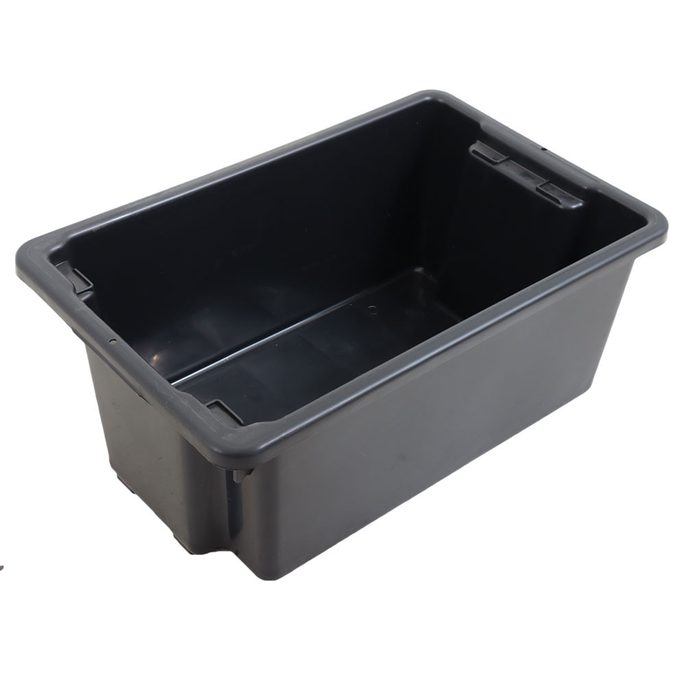 Buy Richmond Stackable Storage Bin 52L Black online at Marine-Deals.co.nz