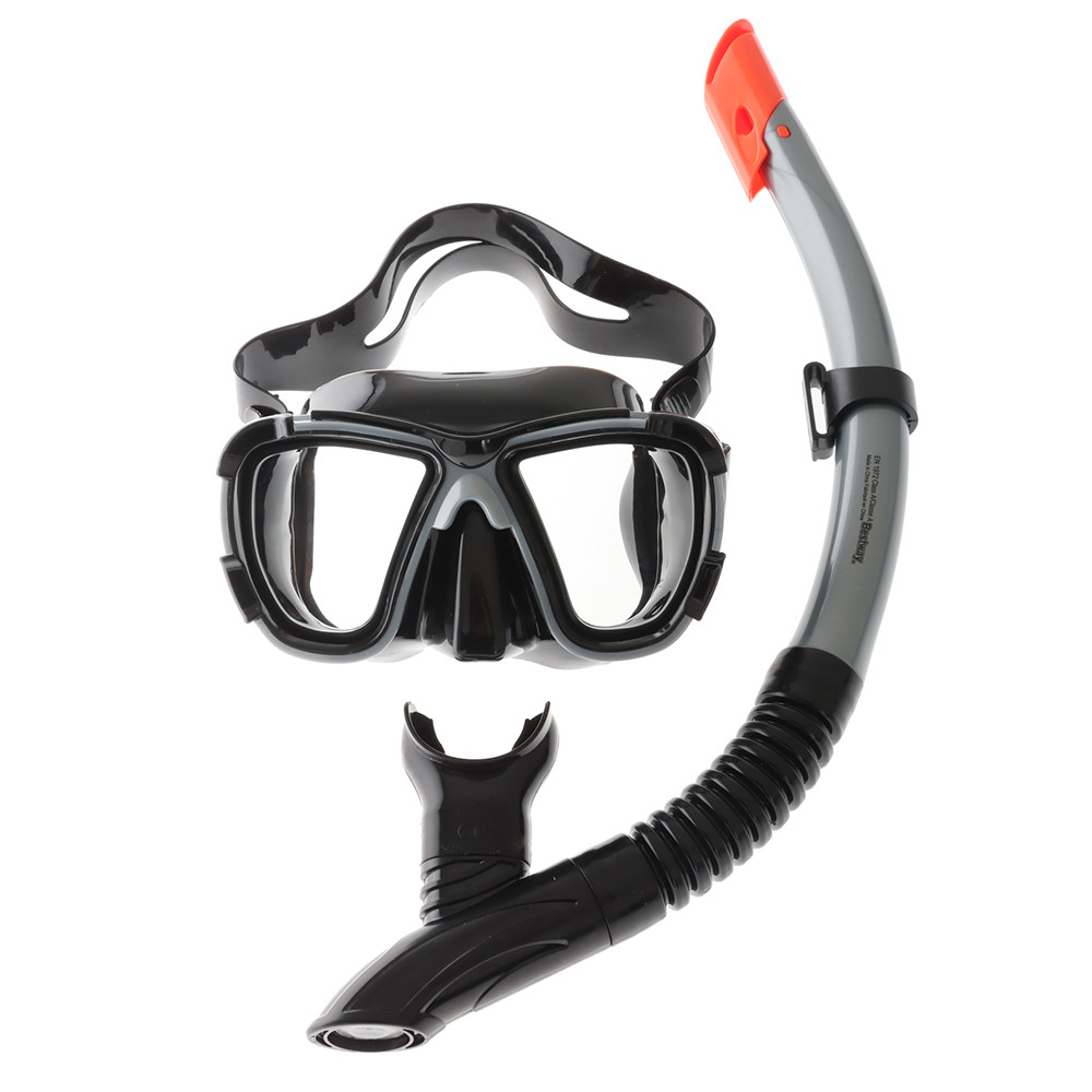 Buy Bestway Inspira Pro Mask and Snorkel Set Grey/Black online at ...